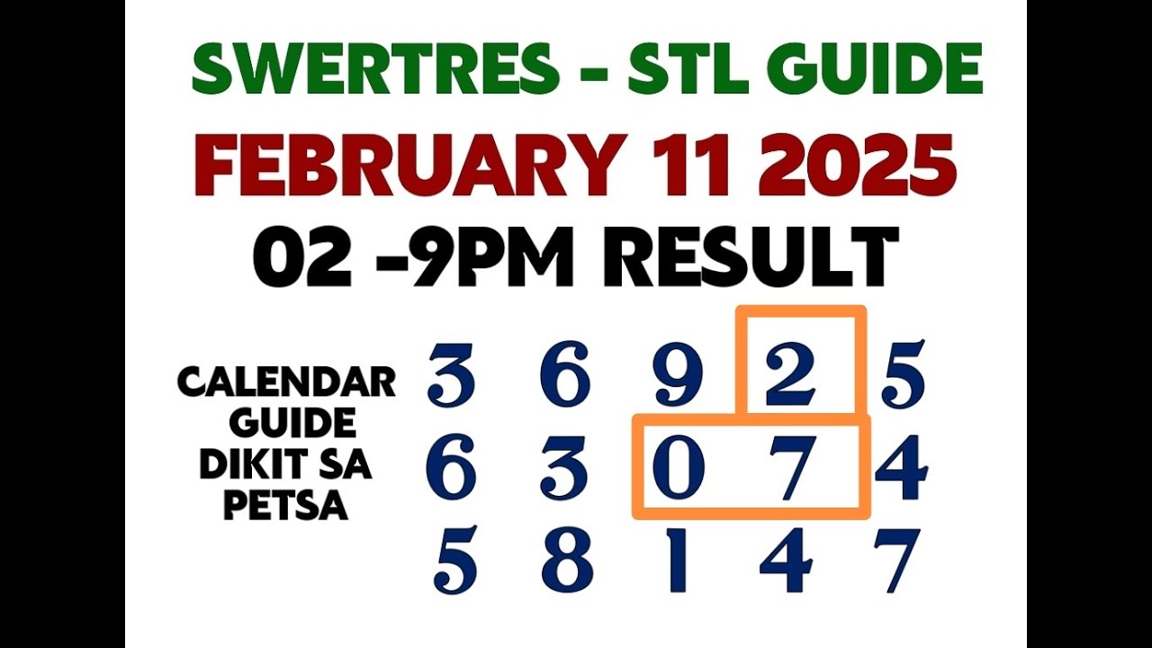 027 sapul calendar guide. Swertres hearing today. February 11 - YouTube