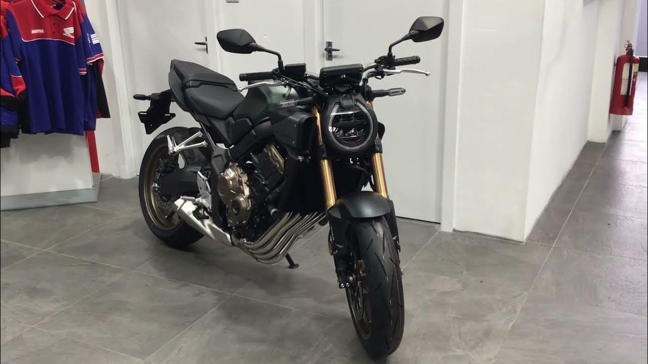 50 second walkaround the sophisticated 2024 CB650R. - YouTube