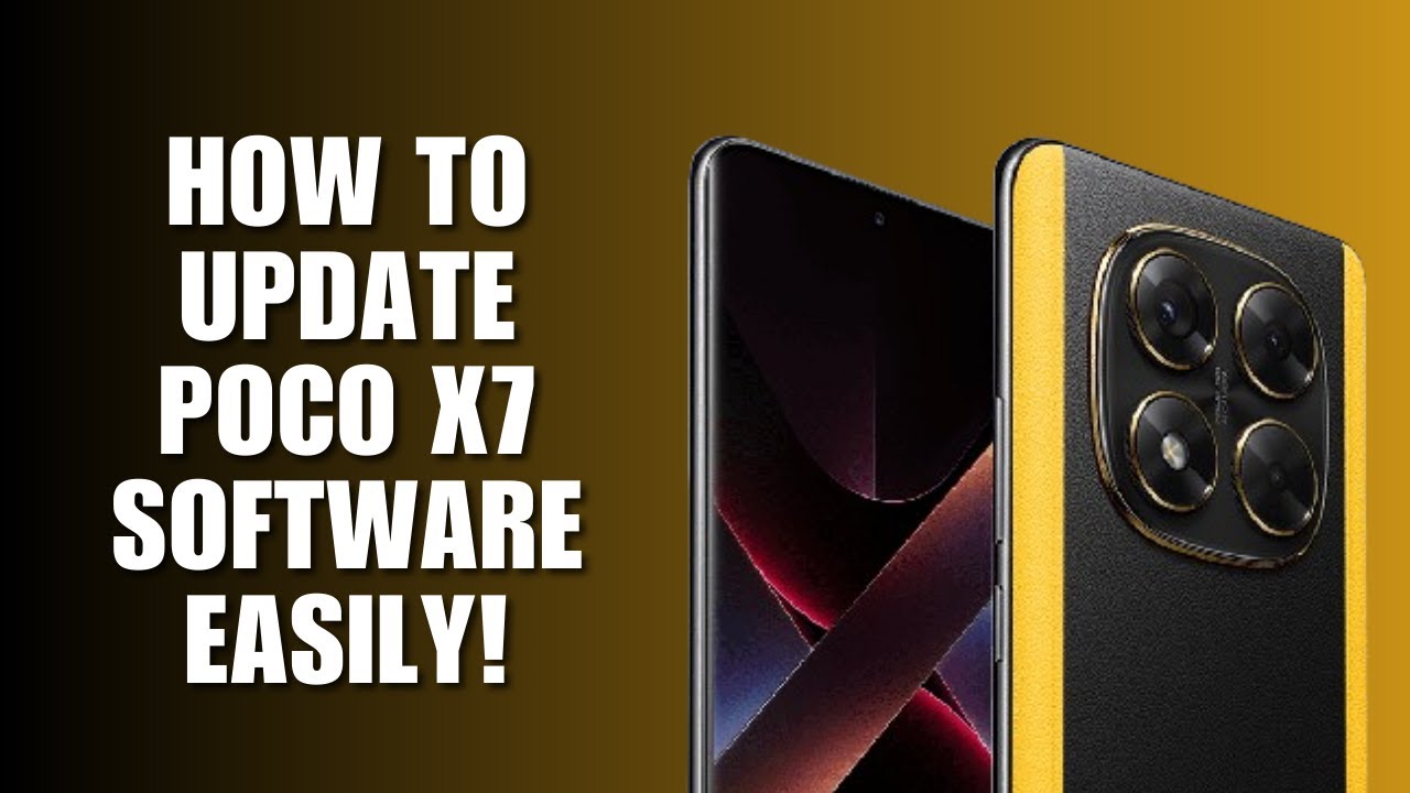 How to Update Poco X7 Software Easily! - YouTube