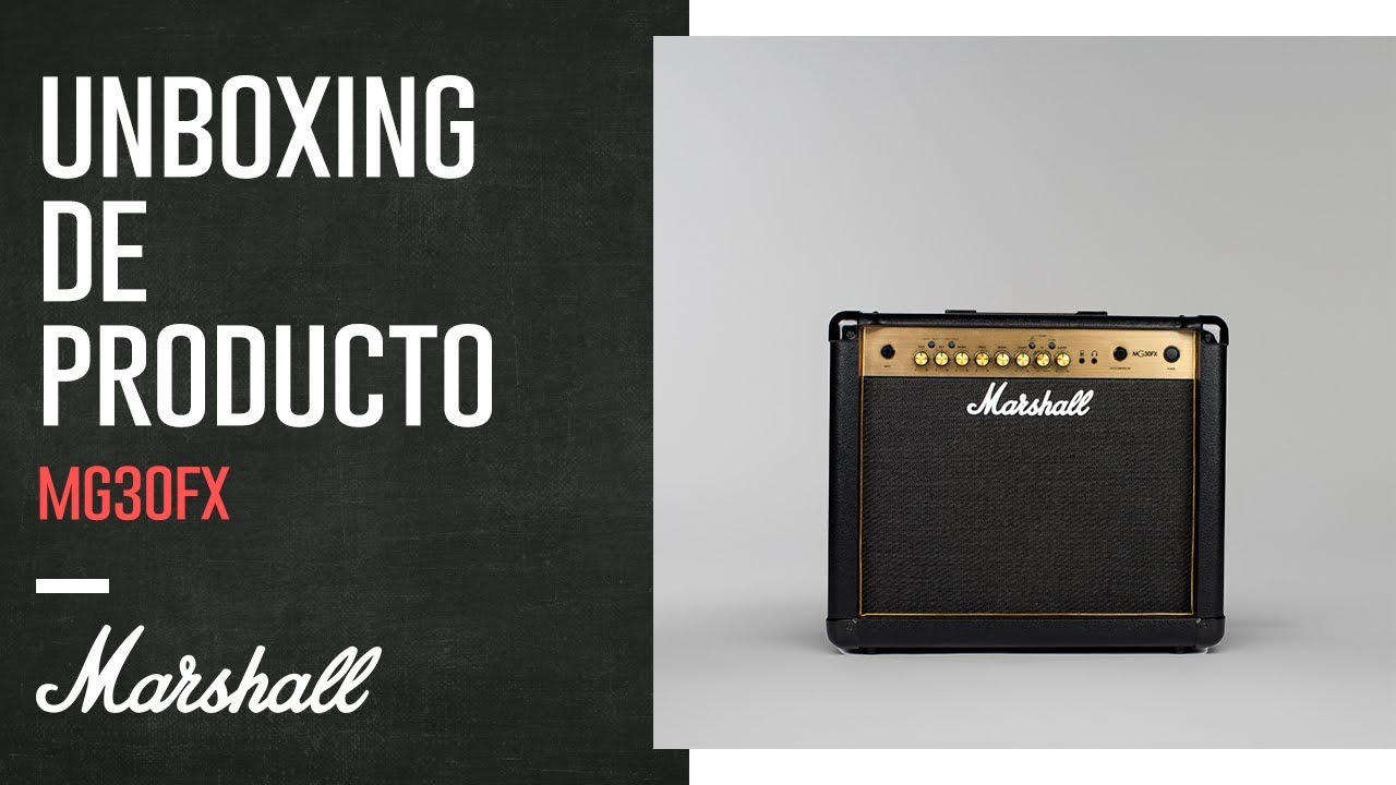 Marshall | Unboxing MG30FX - YouTube