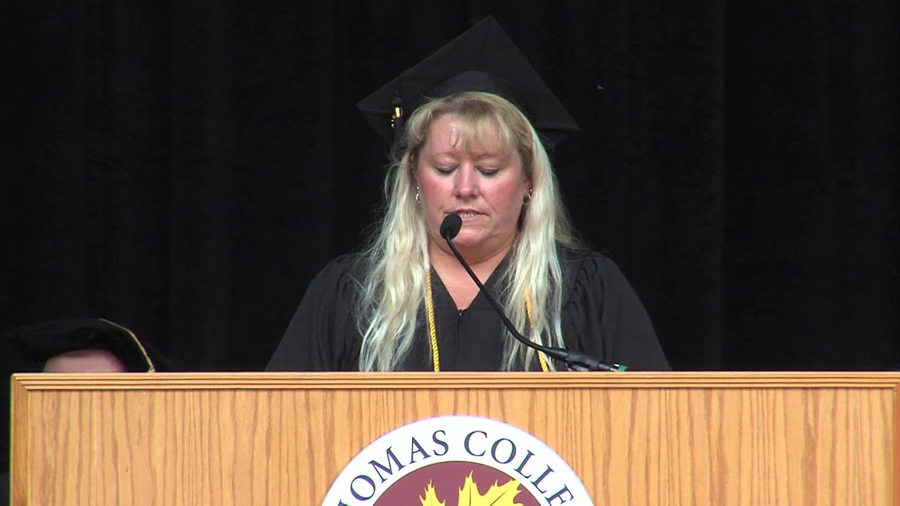 Commencement 2015 - Sherry Allan '15 Speech - YouTube