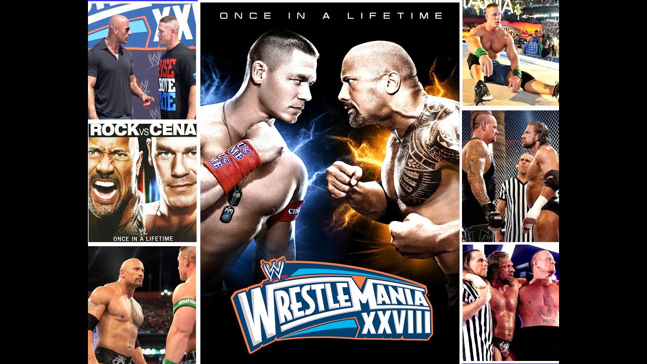 WrestleMania XXVIII from 2012: A Look Back. THE ROCK DWAYNE JOHNSON ...