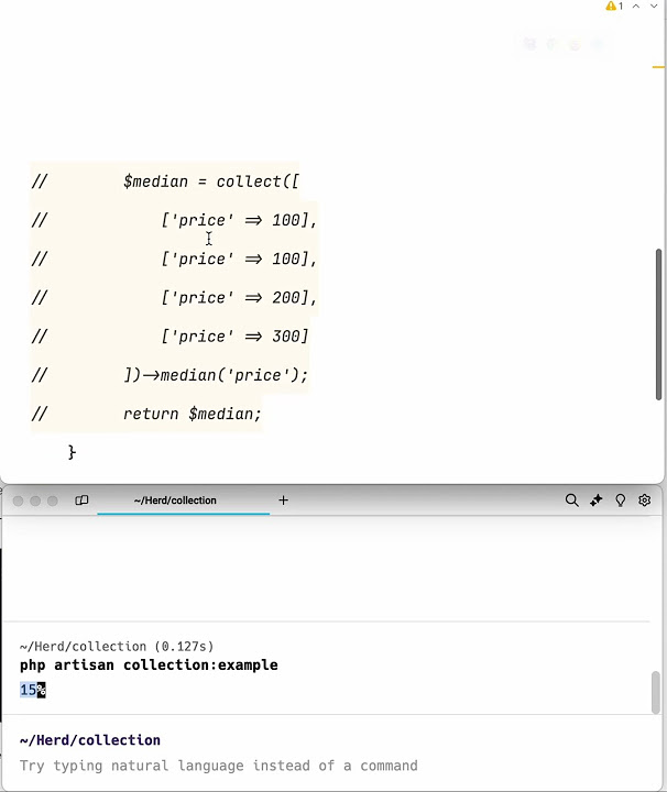Discover Median Method In Laravel Collection Shorts Coding Programming Laravel Php Code