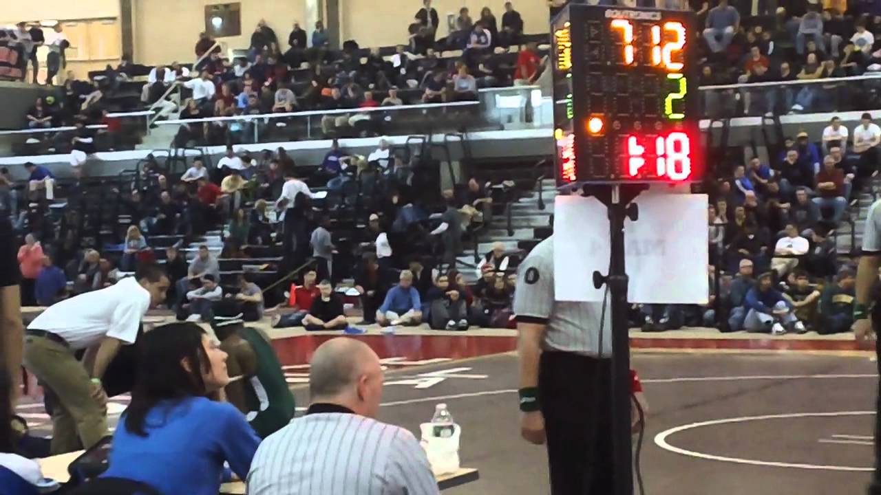 Brandon Riggins 195lbs vs Spencer Foucher - YouTube