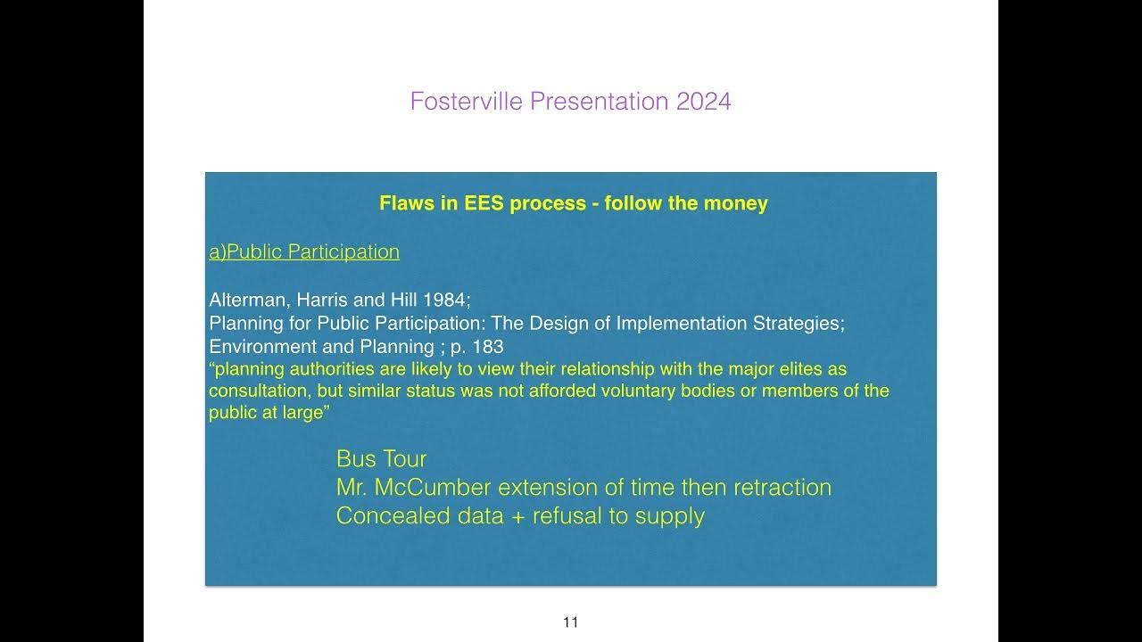 02/11/2024 BDEC Inc - Supplementary Fosterville Gold Mine EES Presentation - YouTube