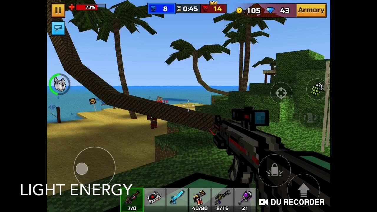 PIXEL GUN 3D(Paradise Resort)Part2 - YouTube