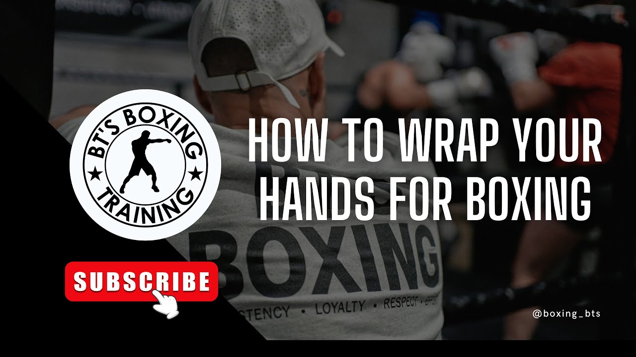 How to wrap your hands for boxing - YouTube