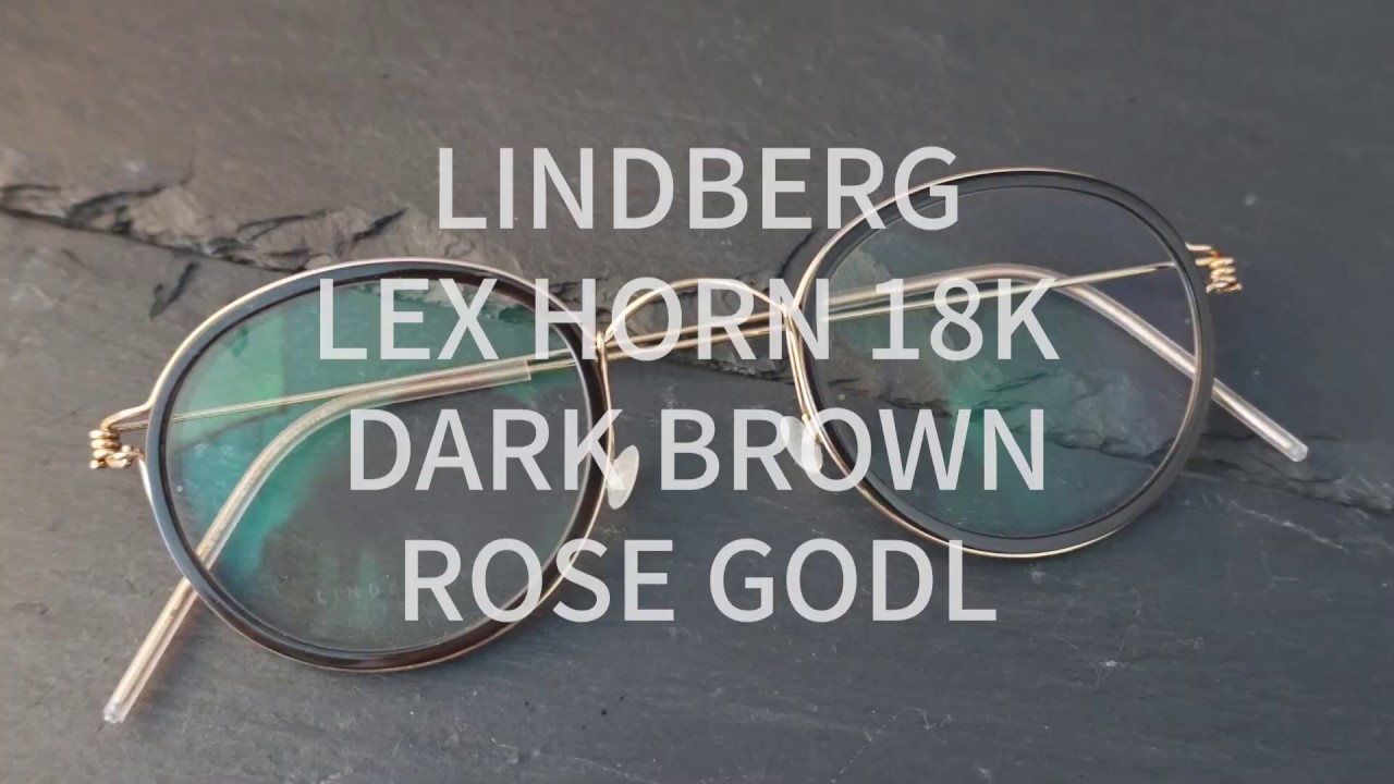 LINDBERG - LEX HORN 18K_Dark Brown Buffalo / Rose Gold - YouTube