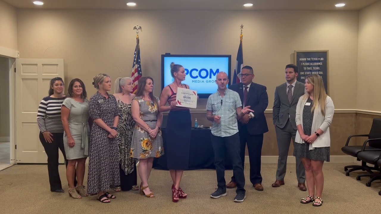 Ribbon Cutting for OPCOM Media Group - YouTube