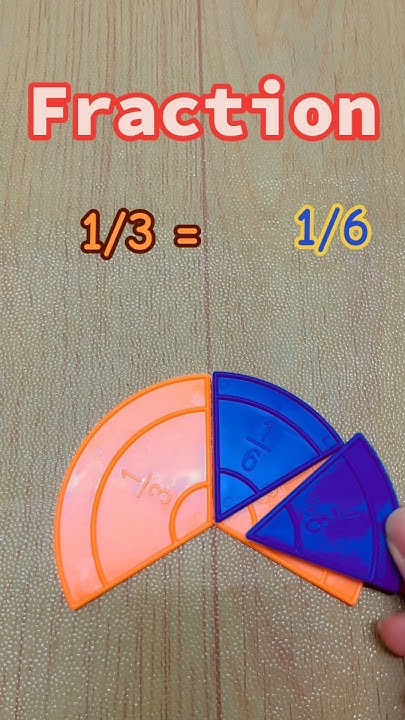 Equivalent fractions P3 #fraction #math #mathematics #toys #education # ...