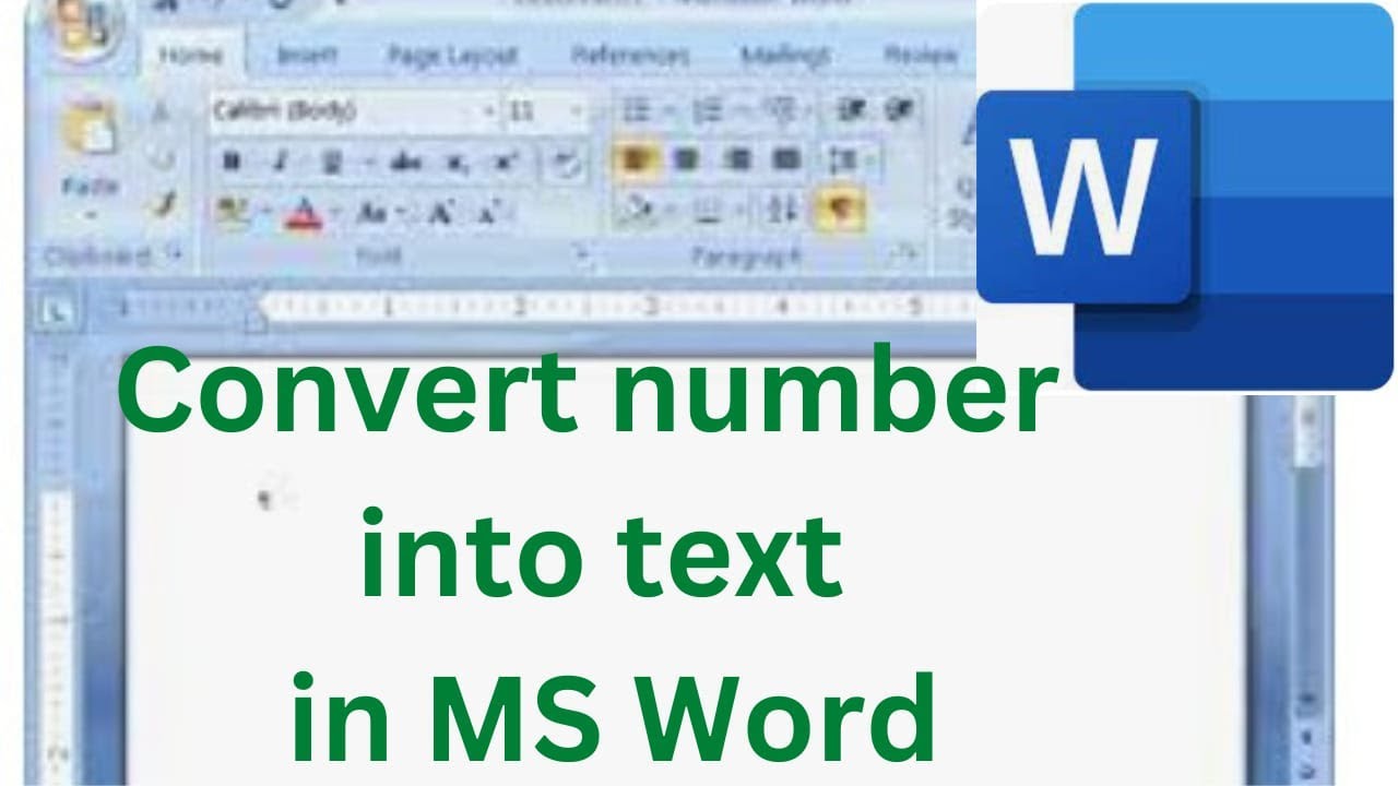 Convert Number Into Text In Ms Word Techlearning Hub Learn Excel Youtube