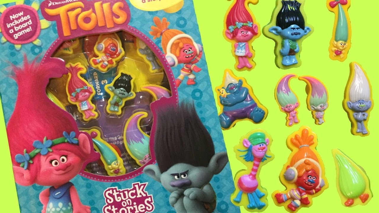 Dreamworks Trolls Stuck On Stories Read Along Story トロールズ Poppy Branch