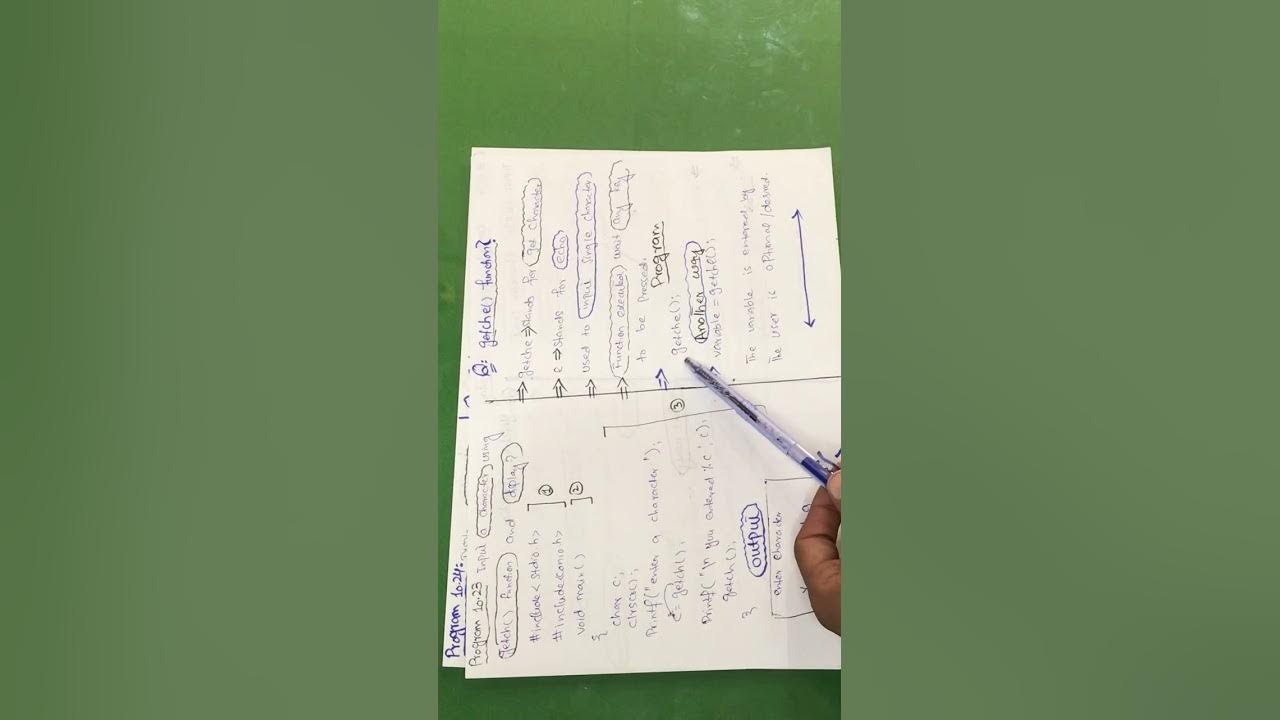 Inter part 2 ch#10 getch() to sizeof() function - YouTube