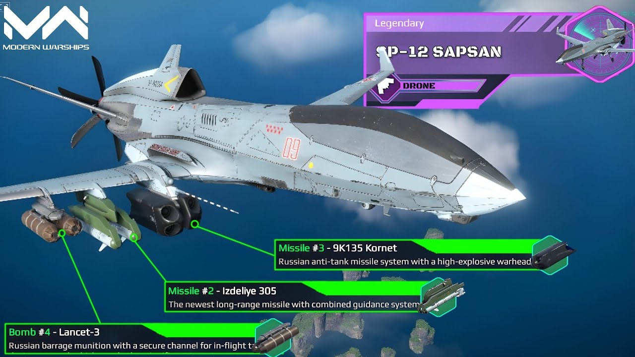 New Legendary Turboprop Drone! SP-12 Sapsan Overview! | 7K AC.... Worth ...