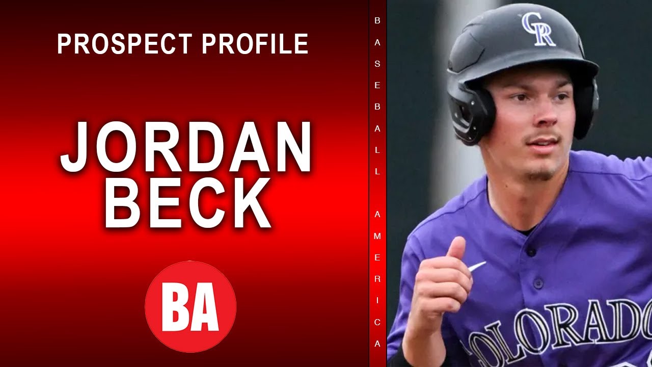 Prospect Profile: Jordan Beck, Rockies OF Prospect, Promoted! - YouTube