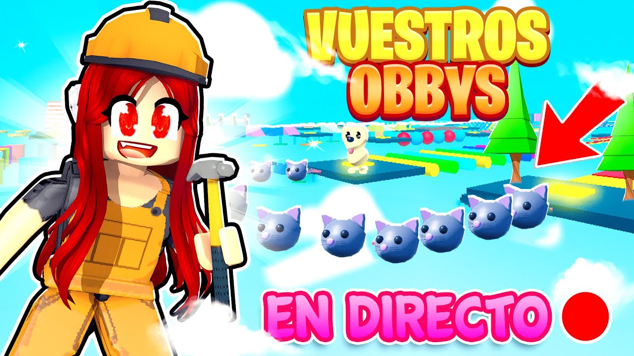 🔴DIRECTO🔴 PUNTUANDO VUESTROS OBBYS en ADOPT ME con PREMIOS en ADOPT ME ...