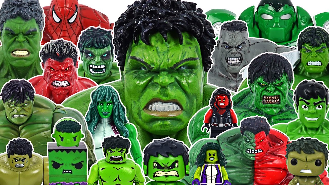 Compound Hulk, Red Hulk, Gray Hulk, Spider Hulk, Robot Hulk, Lego Hulk ...