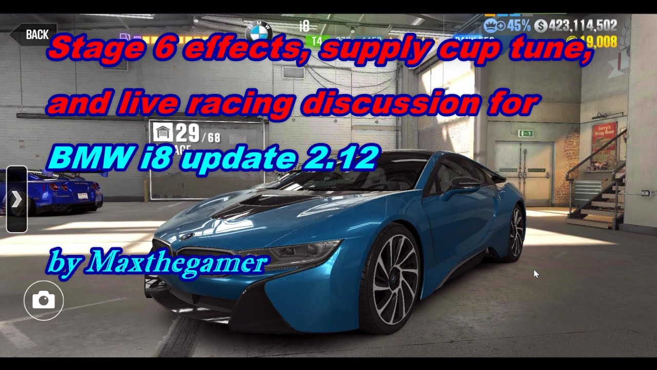 CSR2|CSR Racing 2: BMW i8 Stage 6 effects, supply and live - YouTube