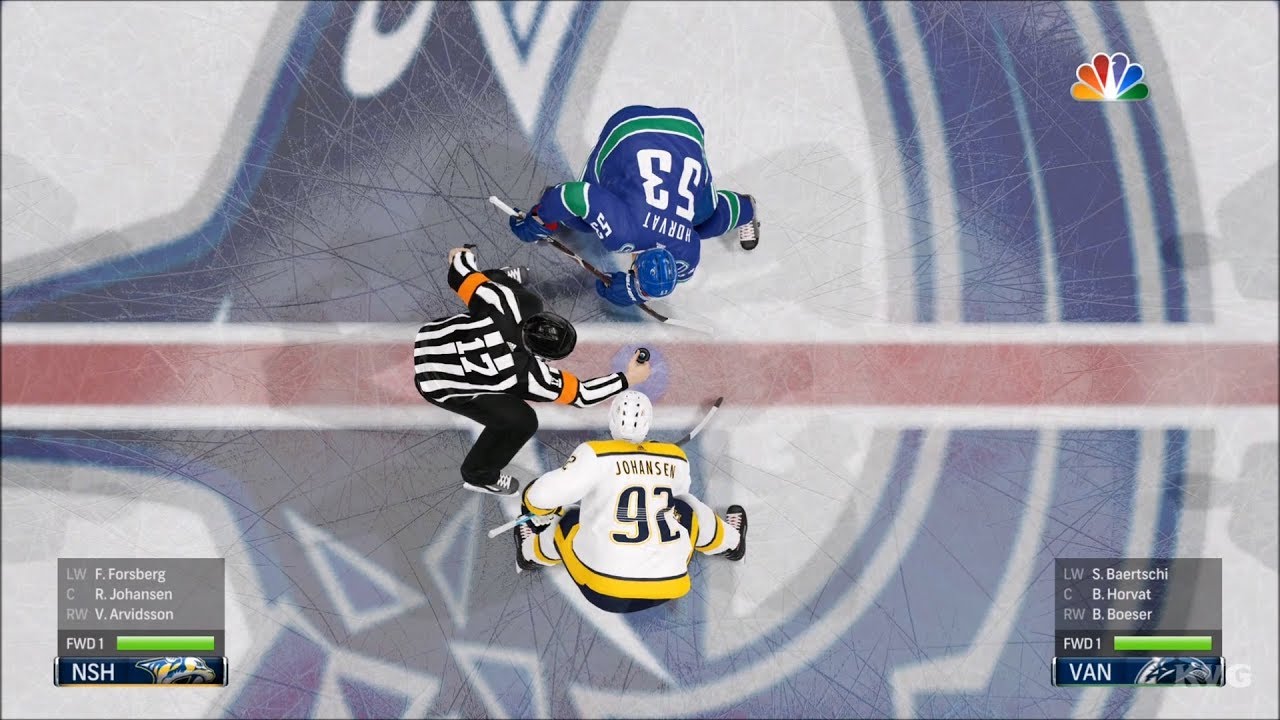 NHL 19 - Vancouver Canucks vs Nashville Predators - Gameplay (HD ...