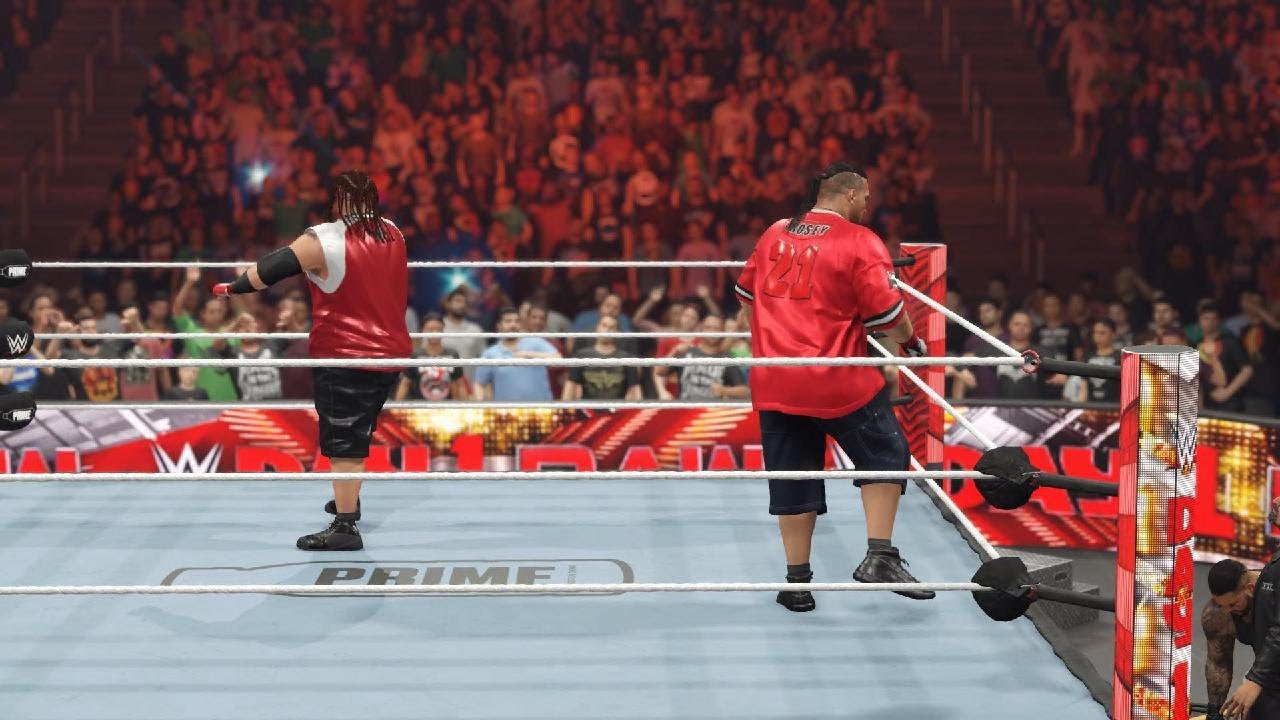 WWE 2K25 SHOWCASE aop v 3 minute warning - YouTube