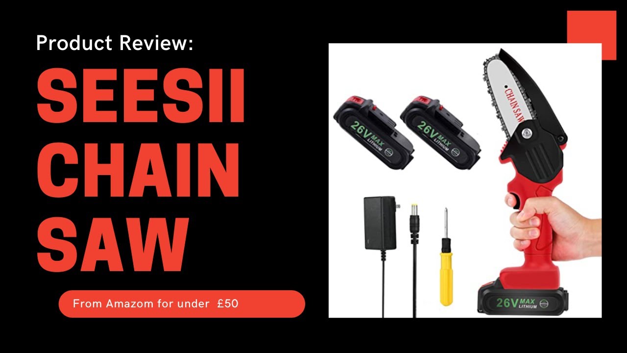The Seesii portable chain saw review - YouTube