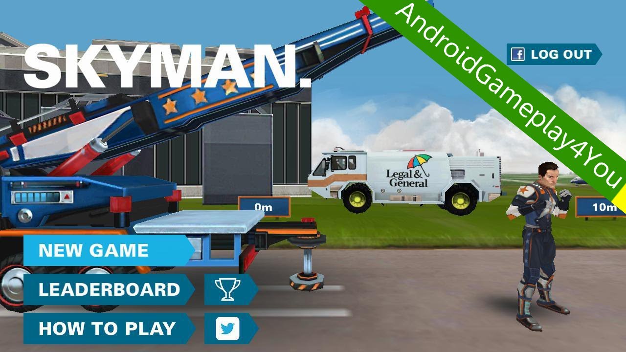 Skyman Android Game Gameplay [Game For Kids] - YouTube