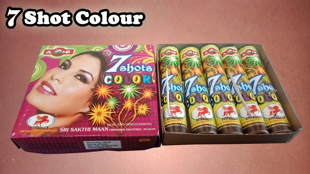7 Shots Colour | SVR FIREWORKS | SIVAKASI | WWW.SVRFIREWORKS.COM ...