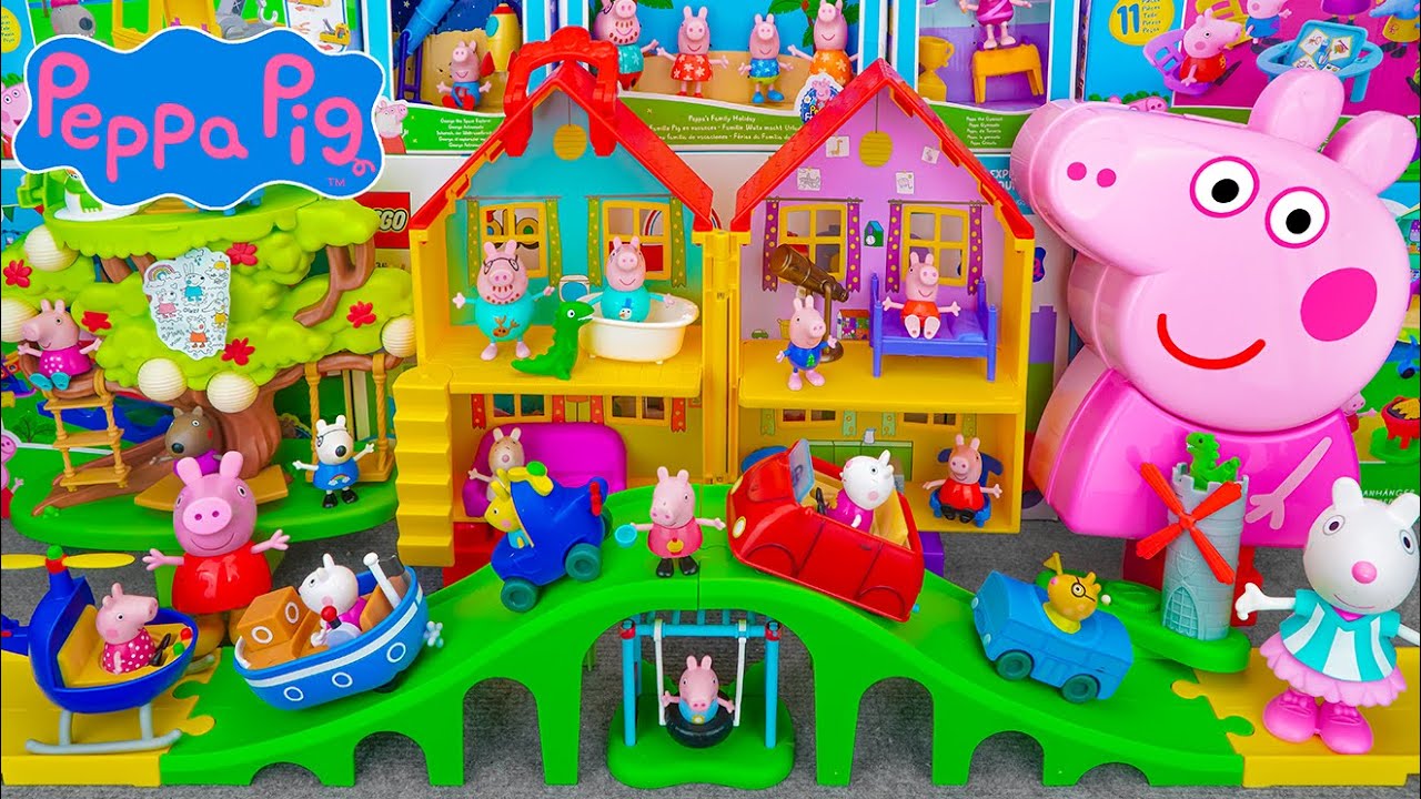 94 Minutes Satisfying with Unboxing Cute Peppa Pig All Around Peppa’s ...