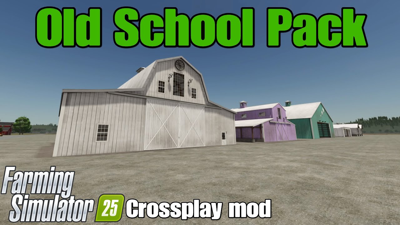 Old Skool Pack / FS25 crossplay mod - YouTube