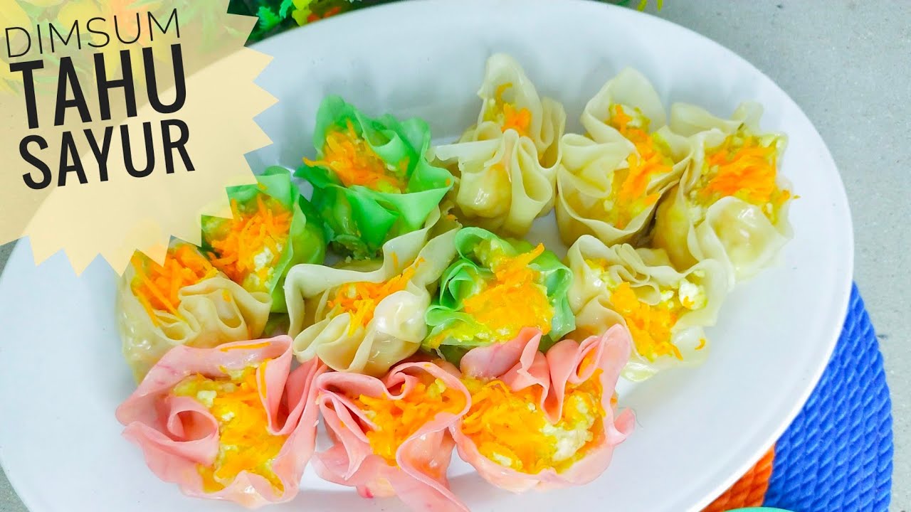 RESEP MEMBUAT DIMSUM TAHU SAYUR SEDERHANA ENAK DAN MUDAH - YouTube