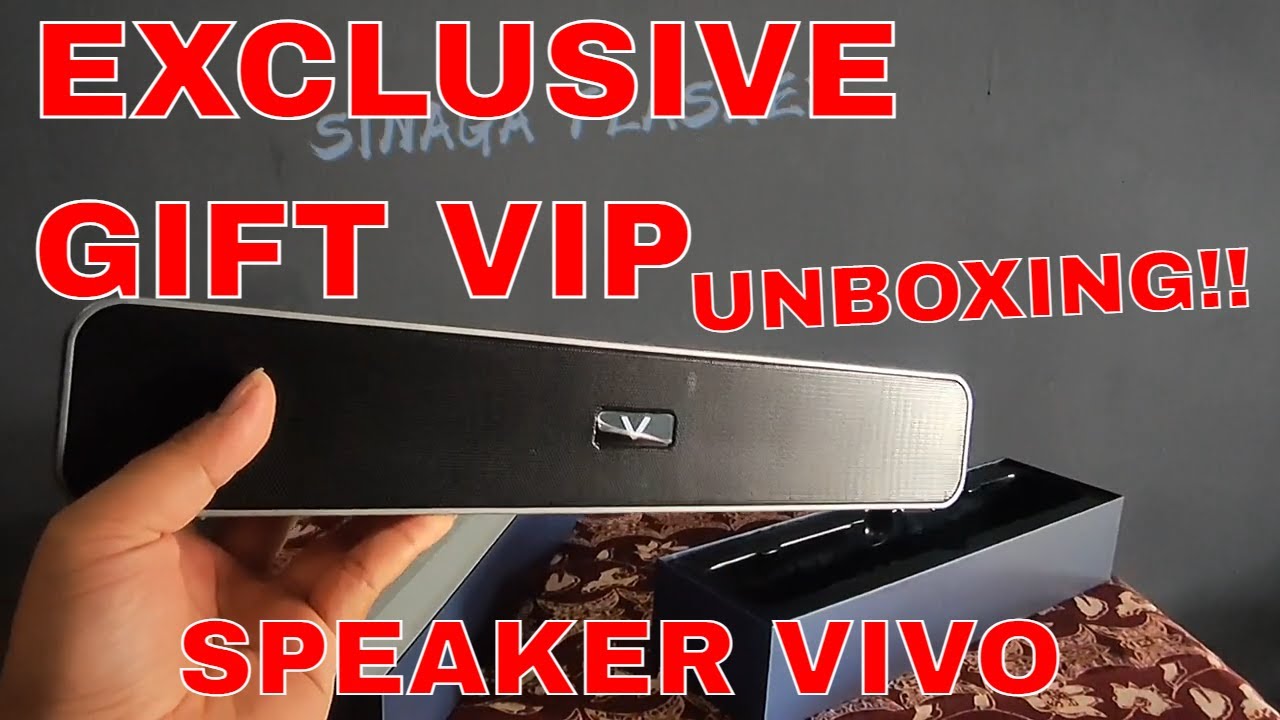 UNBOXING!! Speaker VIP Vivo || Bonus pembelian Vivo Smartphone - YouTube