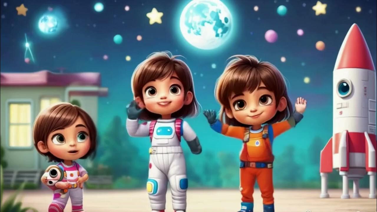 Blast Off to the Moon! 🚀 Fun Rocket Countdown Song for Kids - YouTube