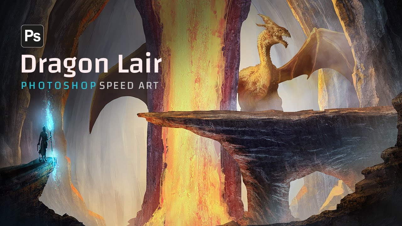 I made Dragon Lair in Photoshop - Concept Art - YouTube