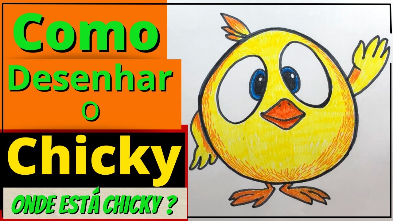 Como desenhar o Chicky - (Onde Está Chicky?) - YouTube