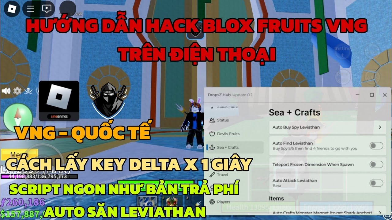 Hướng dẫn hack blox fruits delta vng trên điện thoại cho người mới ...