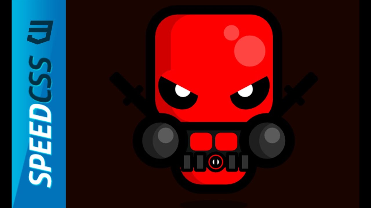 Speed CSS3 - Deadpool Flat - YouTube