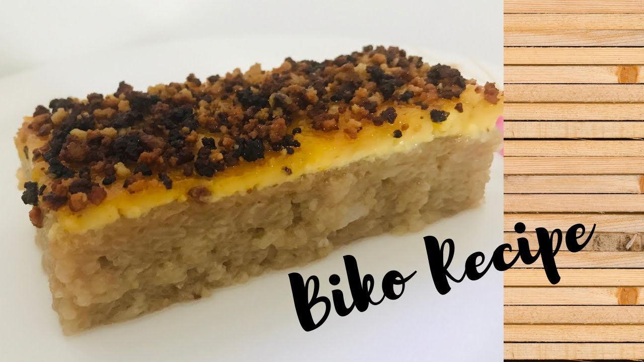 BIKO WITH SPECIAL YEMA | BAKED BIKO | HOW TO COOK - YouTube
