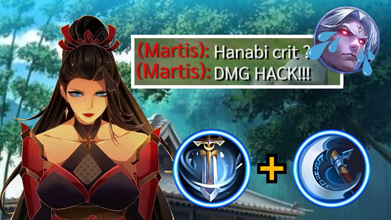 HANABI STRONG GAMEPLAY, PERFECT BUILD CRITICAL DAMAGE, ENEMY TEAM ...