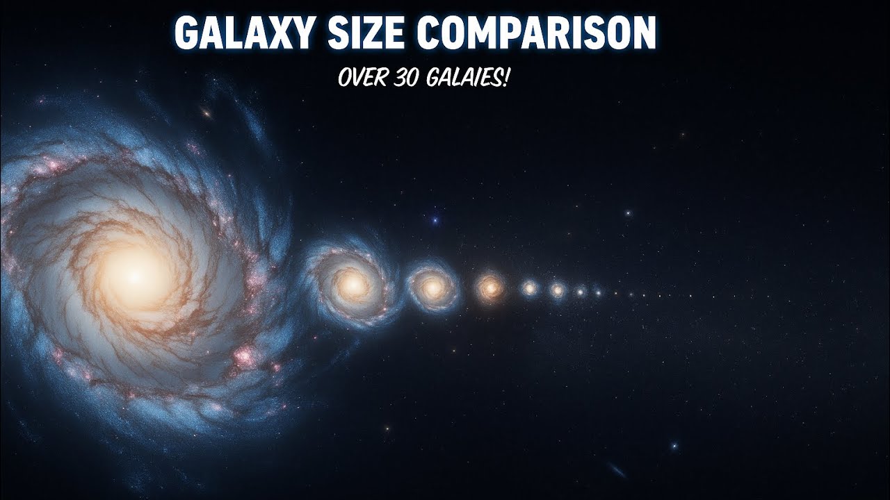 Galaxy Size Comparison | How Big Is Our Universe? - YouTube