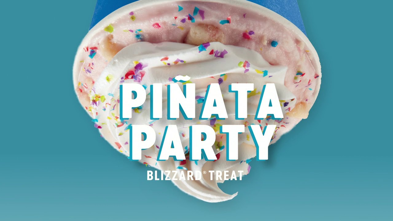 Pinata Party Blizzard Treat - YouTube