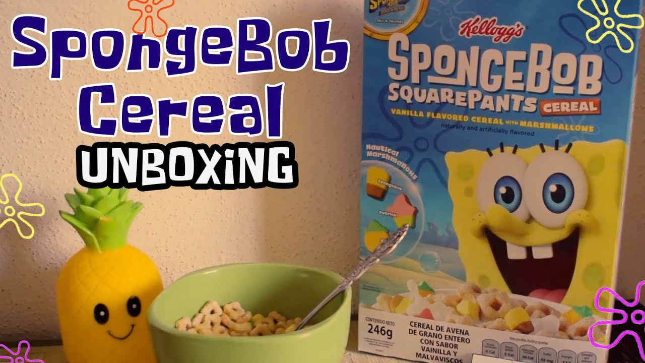SpongeBob Cereal 2020 (Sponge On The Run) UNBOXING - YouTube