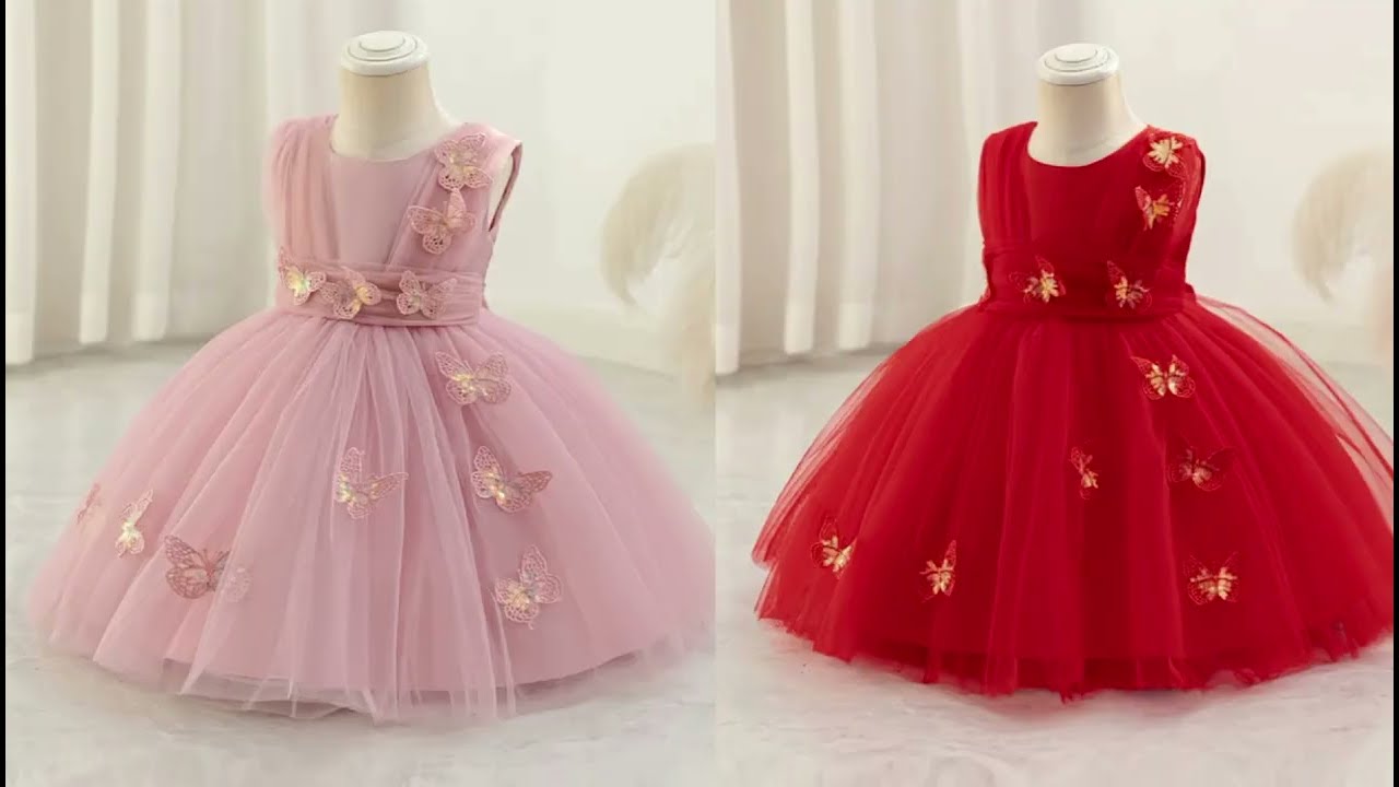 Small baby frock design | Latest baby frock design | Cute baby girl ...