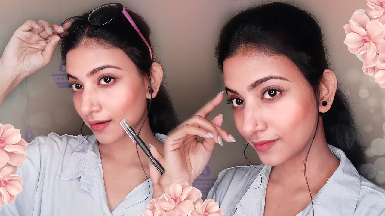 No Makeup Makeup Look | Quick Office Makeup Tutorial | Monisha Dev - YouTube