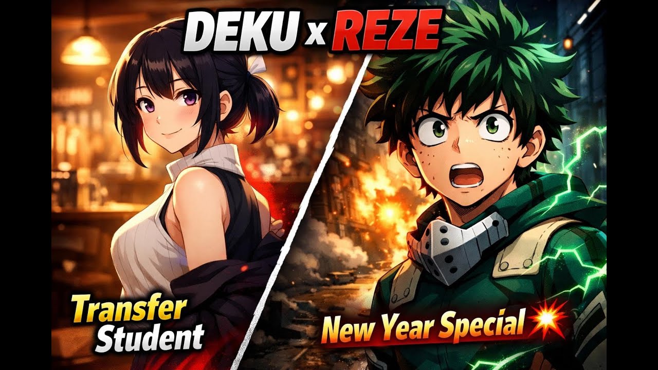New Year Special || DEKU X Transfer Student REZE ️💣 || My Hero Academia ...