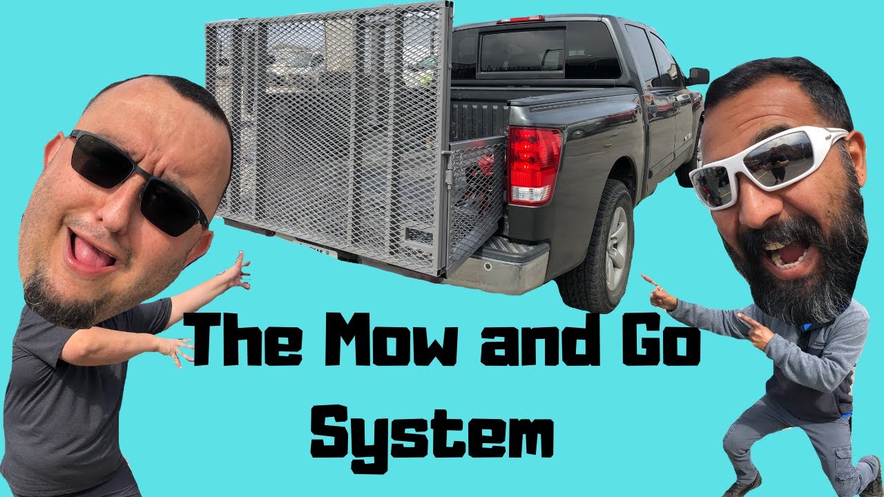 How to install ramp for lawn care truck | Mow and go system on a 2010 ...