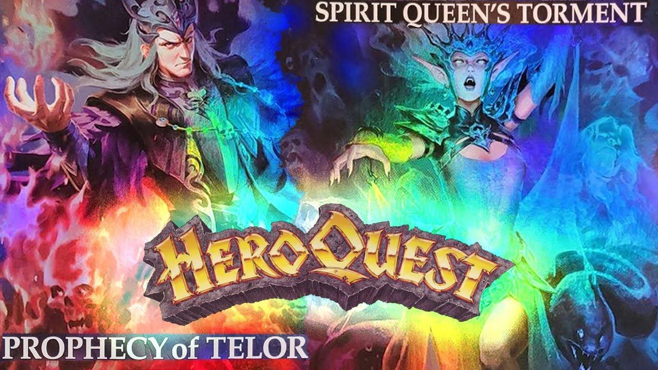 HEROQUEST Prophecy of Telor, Spirit Queen's Torment UNBOXING, Overview ...