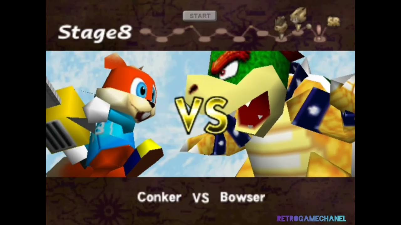 smash remix gameplay modo clásico (conker) - YouTube