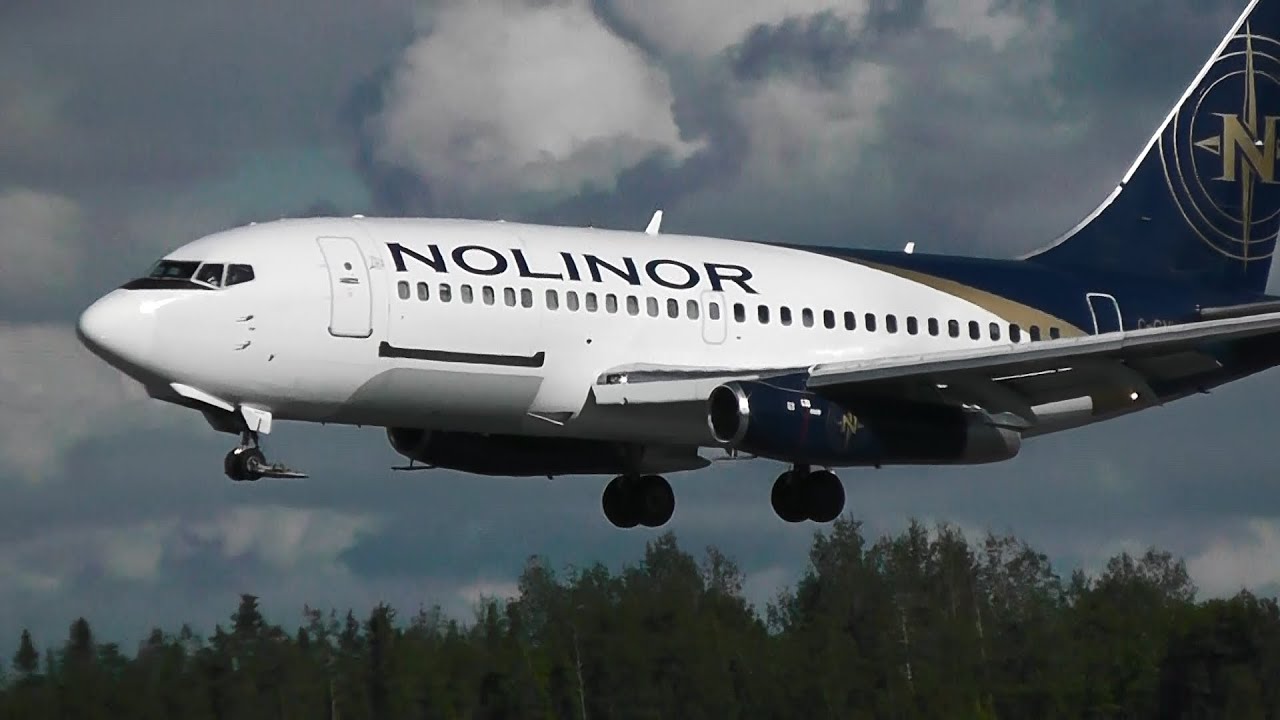 Nolinor | Boeing 737-200 | Landing & take-off | C-GNLN | Val-d'Or (CYVO ...