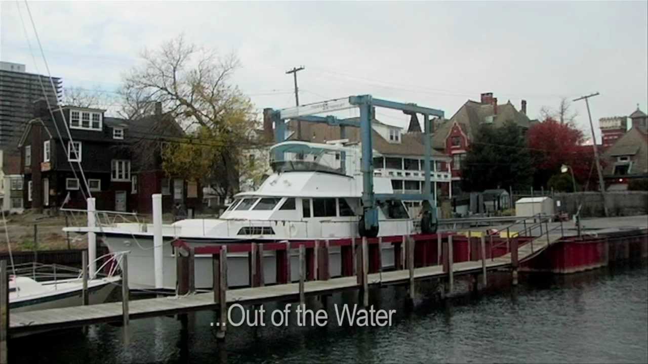 Big Yacht Repower, PART 1 - Out of the Water - YouTube