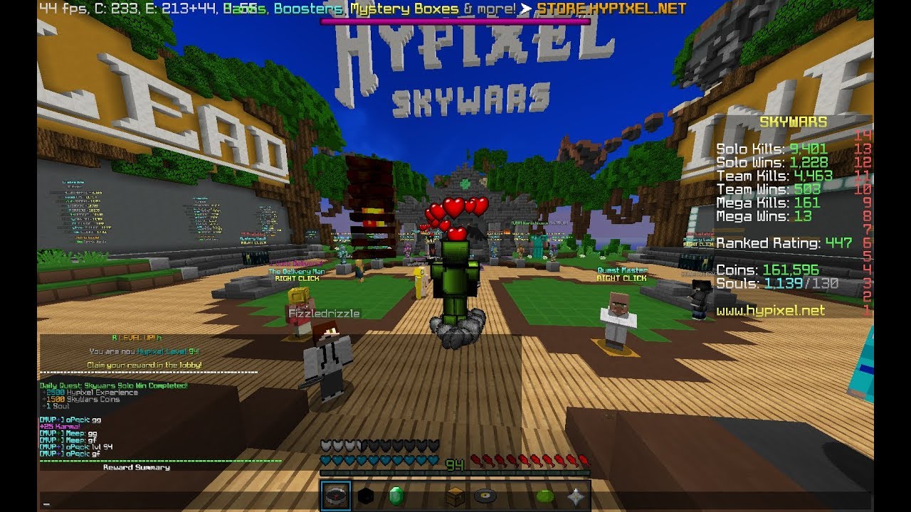 Playing new hypixel minigame: The Bridge! - YouTube